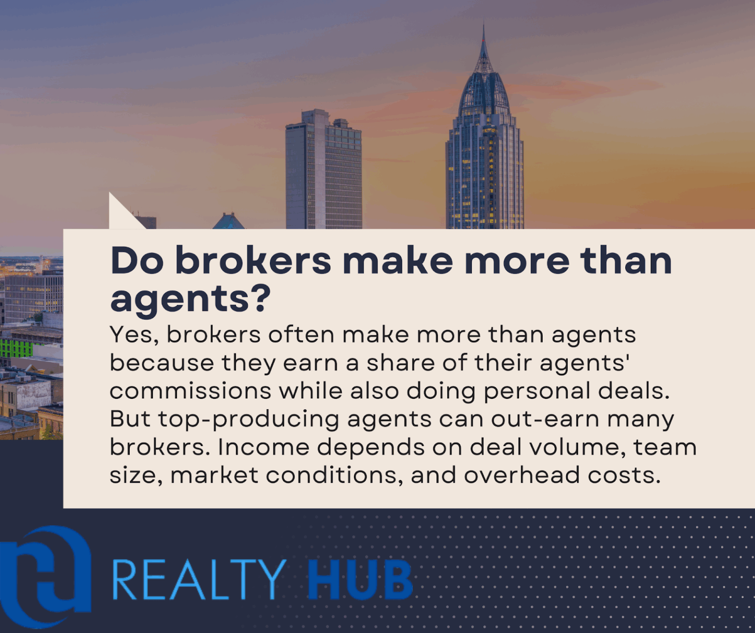 Do Brokers Make More Than Agents? Full Breakdown – Join Realty Hub