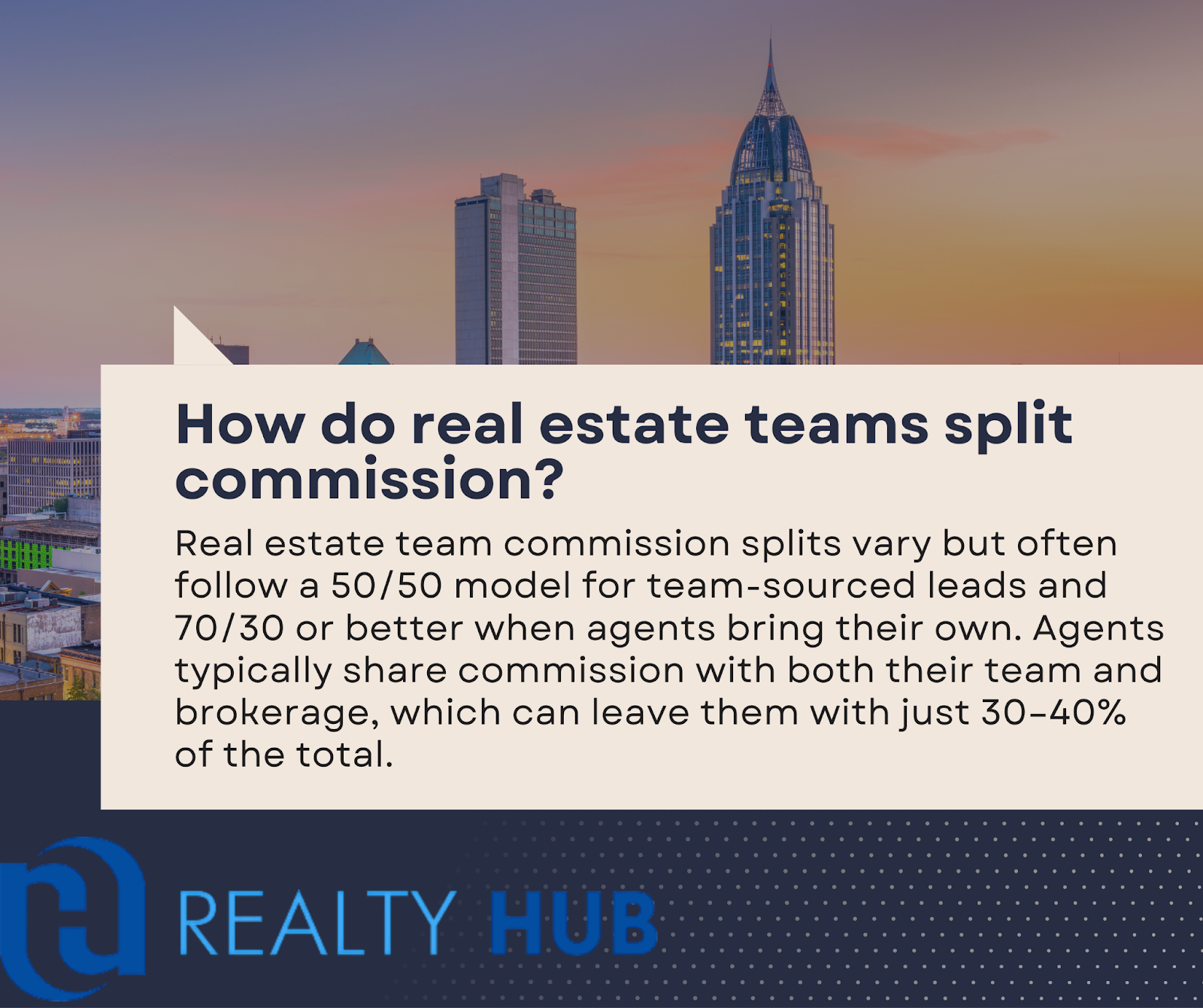 How Real Estate Teams Split Commission in 2025 – Join Realty Hub
