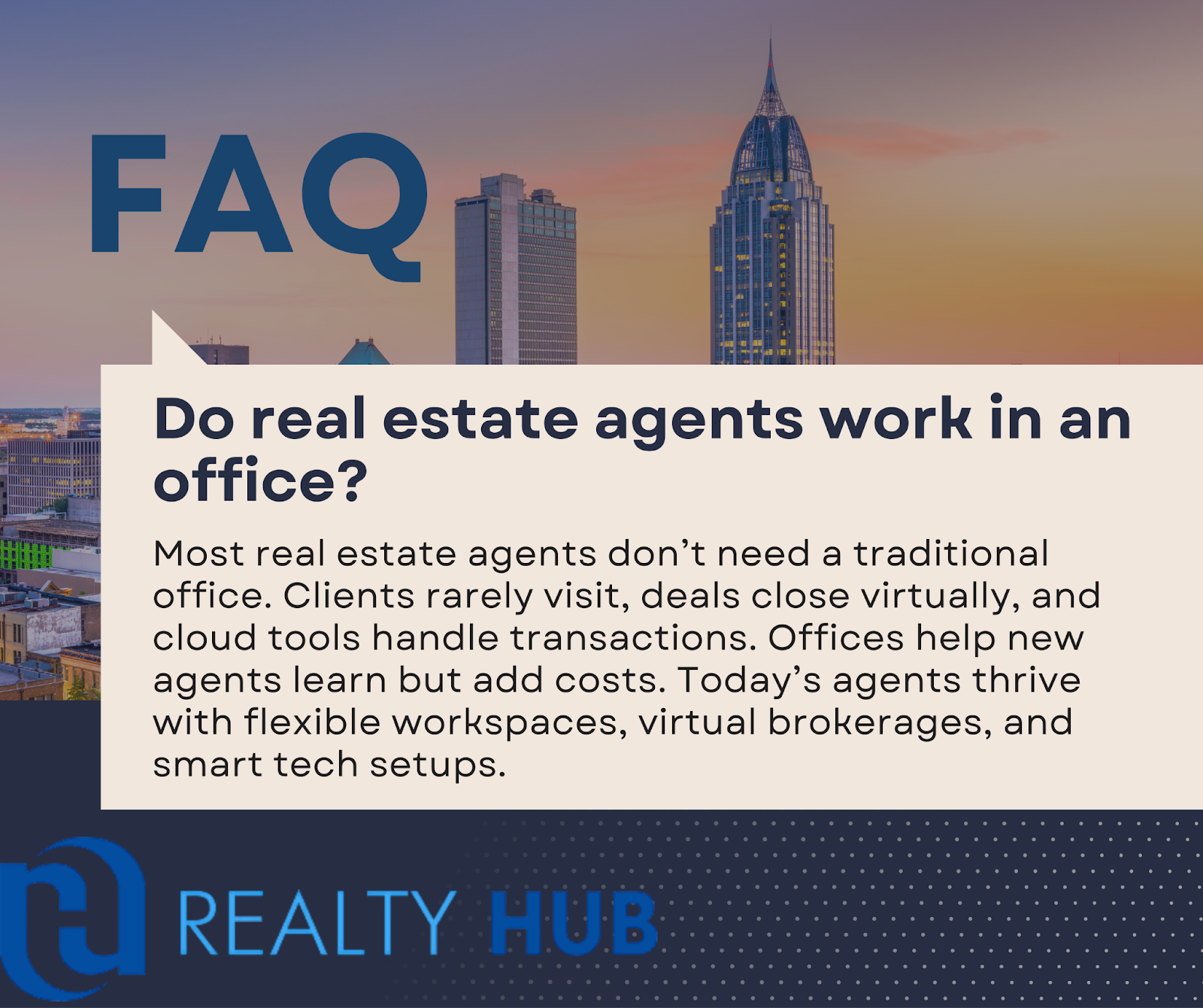Do Real Estate Agents Need an Office? – Join Realty Hub