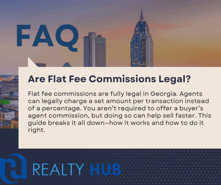 Are Flat Fee Commissions Legal in Georgia? – Join Realty Hub