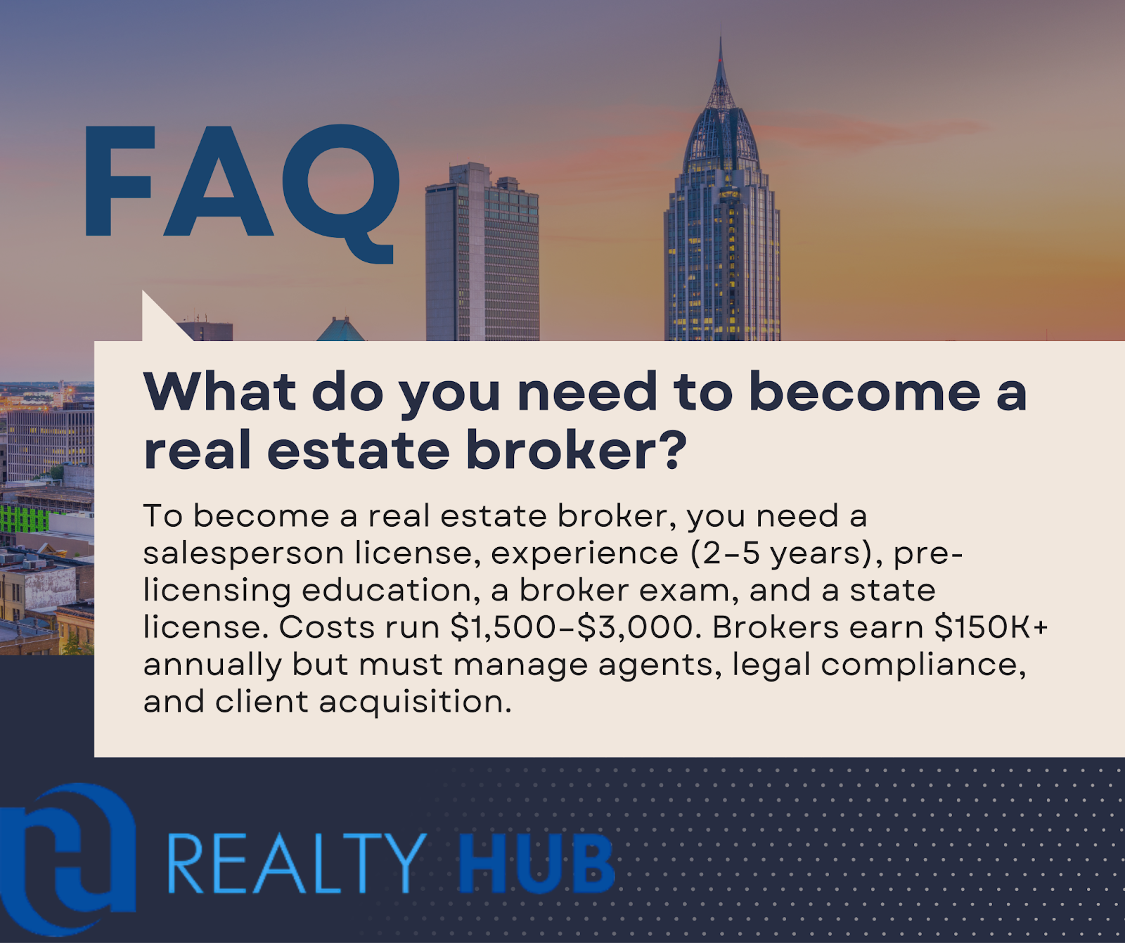 What Do I Need to Be a Real Estate Broker: Step-by-Step – Join Realty Hub